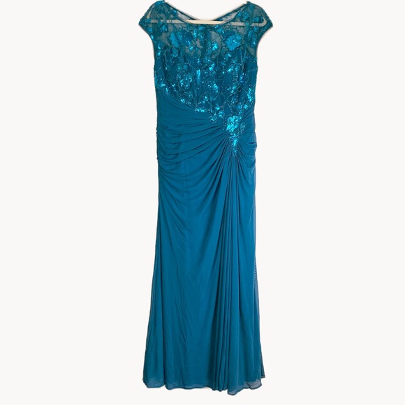 Jade By Jasmine | Dresses | Jade By Jasmine Long Illusion Dress Boat ...